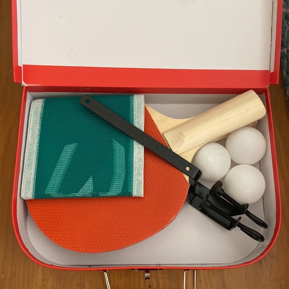 unbranded | Games | New Table Tennis Set In Carrying Case Set Up Ping ...